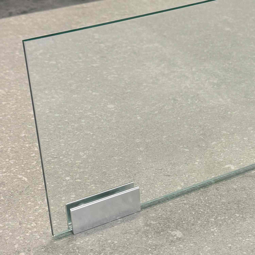 Outdoor Fireplace Wind Guard Bracket – Celestial Fire Glass